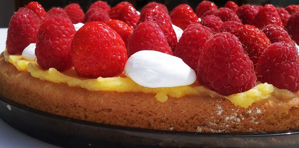sablé breton aux framboises | monfoodblog